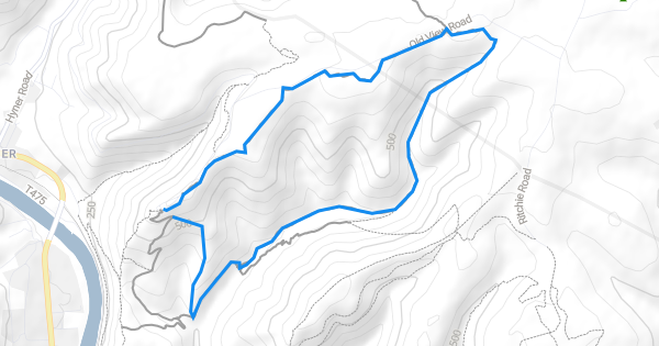 Johnson Run Trail Hiking Trail - Hyner, Pennsylvania