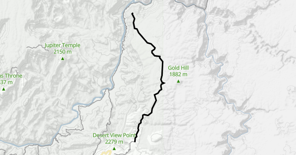 Cape Solitude Trail Hiking Trail - Desert View, AZ