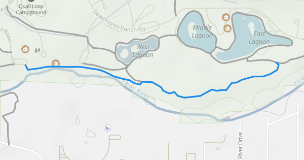 Verde River Trail Hiking Trail - Cottonwood, Arizona