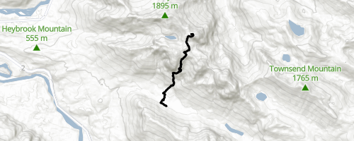Gunn Peak Trail Hiking Trail - Index, Washington