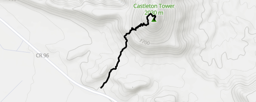 Castleton Tower Trail Hiking Trail - Moab, Utah