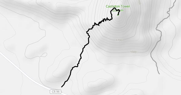 Castleton Tower Trail Hiking Trail - Moab, Utah