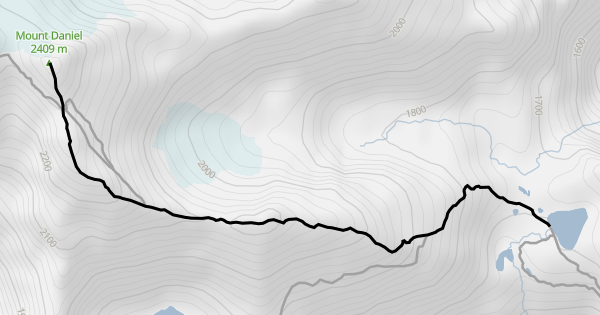 Mount Daniel Peak Trail Hiking Trail - Leavenworth