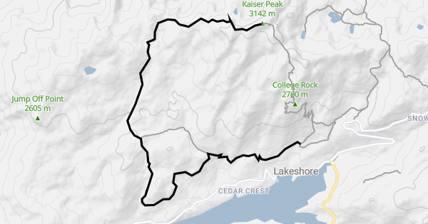 Kaiser Loop Hiking Trail - CA | Trailforks