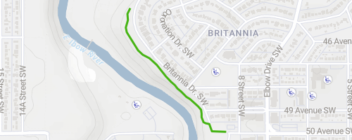 Britannia Upper Gravel Multi Trail - Calgary, AB
