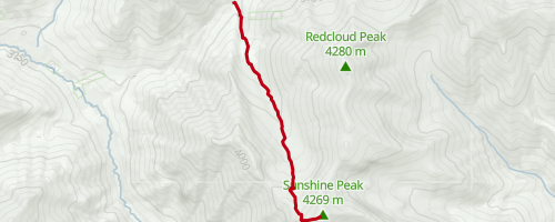 Sunshine Peak Climber's Route Hiking Trail - Lake City, CO