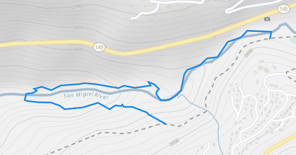 Keystone Gorge Loop Trail Hiking Trail - Telluride, CO