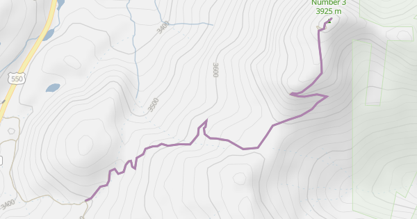 Red Mountain Number 3 Trail Hiking Trail - Silverton, CO
