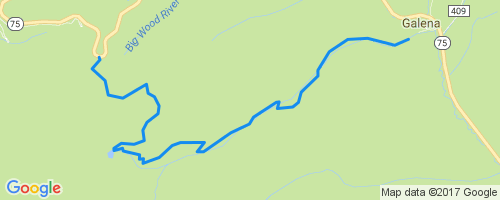 Titus Lake Mountain Biking Trail - Ketchum, Idaho