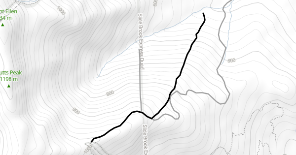Slide Brook Ski Route Backcountry Skiing Trail - Warren