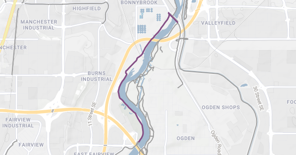 Bow River Pathway Multi Trail - Calgary, Alberta