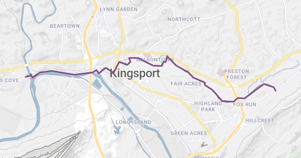 Kingsport Greenbelt Multi Trail - Kingsport, Tennessee