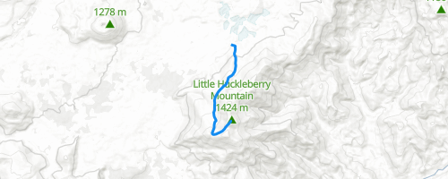 Little Huckleberry Mountain Trail Hiking Trail - Trout Lake