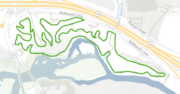 Battle Park Loop Mountain Biking Trail - Rocky mount