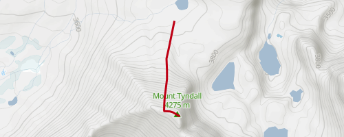 Mount Tyndall Trail Hiking Trail - Independence, CA