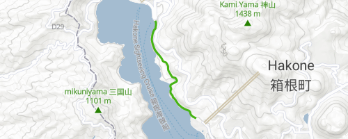 Lake Ashi Trail East Mountain Biking Trail - Hakone