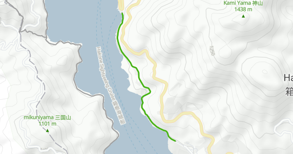 Lake Ashi Trail East Mountain Biking Trail - Hakone