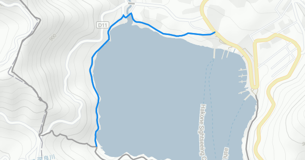 Lake Ashi Trail (North End) Mountain Biking Trail - Hakone