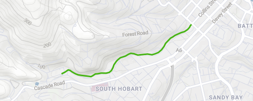 Hobart Rivulet Track Mountain Biking Trail - Hobart