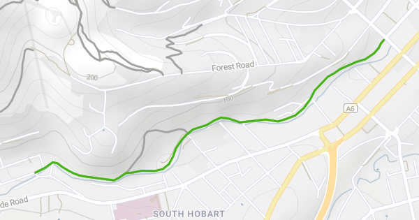 Hobart Rivulet Track Mountain Biking Trail - Hobart