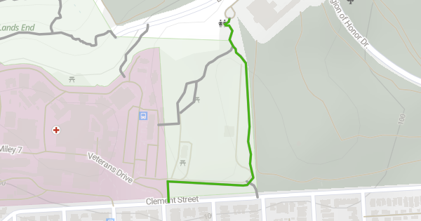 Fort Miley Trail Hiking Trail - San Francisco, CA