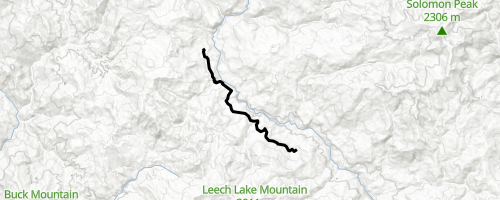 Henthorne Trail Hiking Trail - Ruth, California