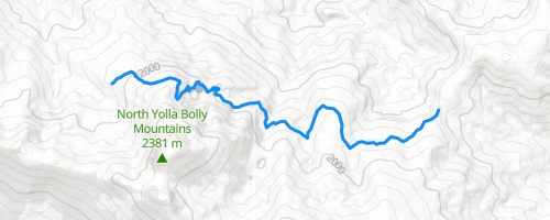 North Yolla Bolly Lake Trail Hiking Trail - Ruth, CA
