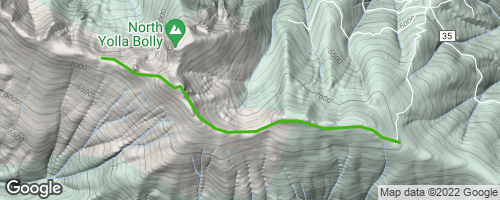 North Yolla Bolly Trail Hiking Trail - Ruth, California