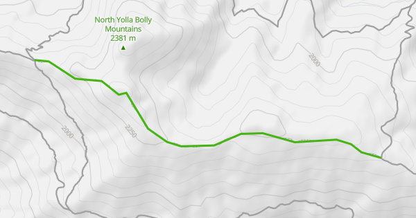 North Yolla Bolly Trail Hiking Trail - Ruth, California