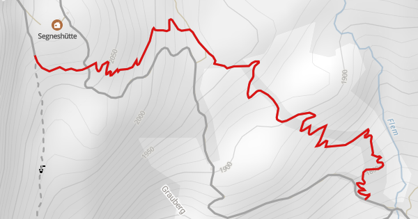 Segnes Trail Mountain Biking Trail - Flims LAAX