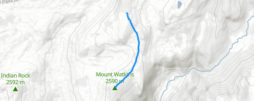 Mount Watkins Trail Hiking Trail - Yosemite, CA