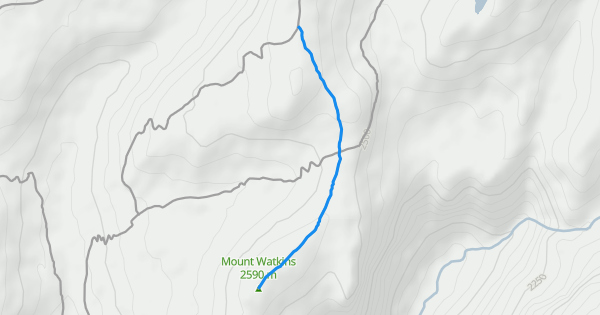 Mount Watkins Trail Hiking Trail - Yosemite, CA
