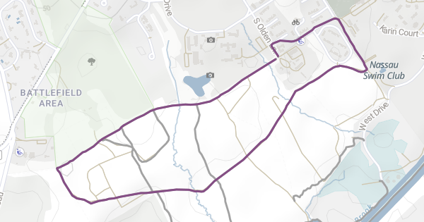 Trolley Trail to Pipeline Trail Loop Mountain Biking Trail - NJ