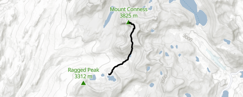 Mount Conness South Slope Hiking Trail - Yosemite, CA