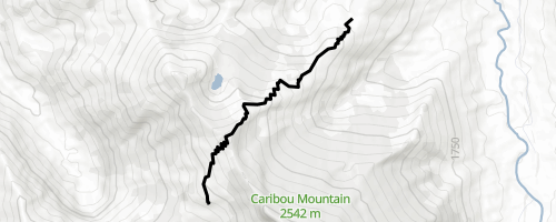 Old Caribou Lakes Trail Hiking Trail - Trinity Center