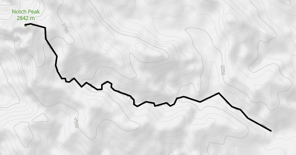 Notch Peak Hiking Trail - Fillmore, UT | Trailforks