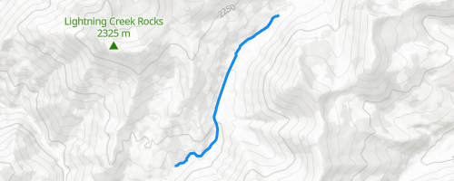 Lightning Basin Hiking Trail - Lowman, Idaho