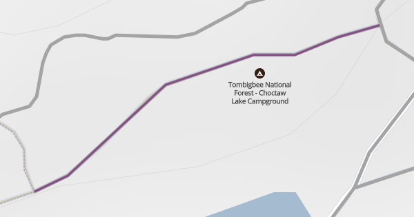 Choctaw Lake Campground Access Road Multi Trail - Ackerman