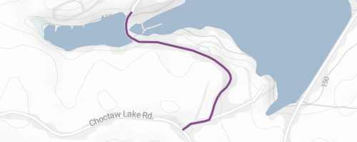 Choctaw Lake Recreation Area Road Multi Trail - Ackerman