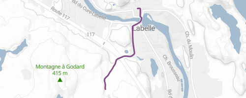 Chemin d'accès à la gare de Labelle Hiking Trail - Labelle, QC