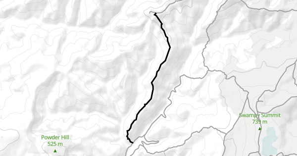 Powder Ridge Track Hiking Trail - | Trailforks