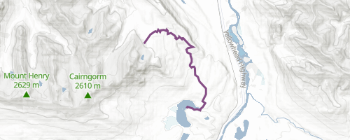 Pyramid Fire Road Multi Trail - Jasper, Alberta