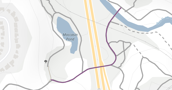 Moccasin Trail Mountain Biking Trail - Toronto, Ontario