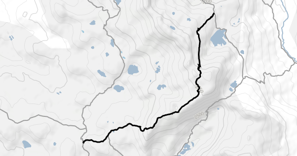 Red Peak Stock Trail Hiking Trail - South Lake Tahoe