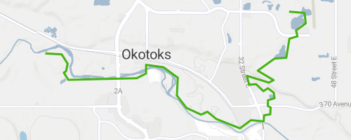 Okotoks Path Sheep River to Air Ranch Multi Trail - Okotoks, AB