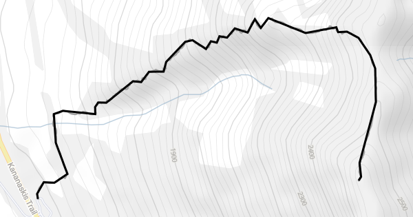 Opal Ridge South Hiking Trail - Kananaskis Village, AB