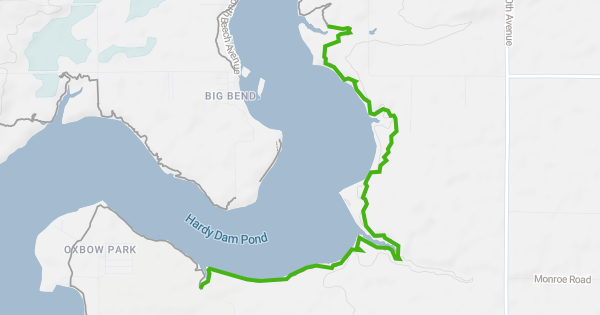 Dragon Trail - Segment 3 (Tan) Mountain Biking Trail - White Cloud