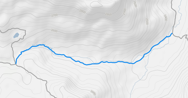 Asa Lake Trail Hiking Trail - Bear Valley, California