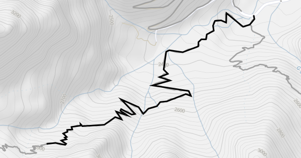 Pine Creek Pass Lower Section Hiking Trail - Bishop, CA