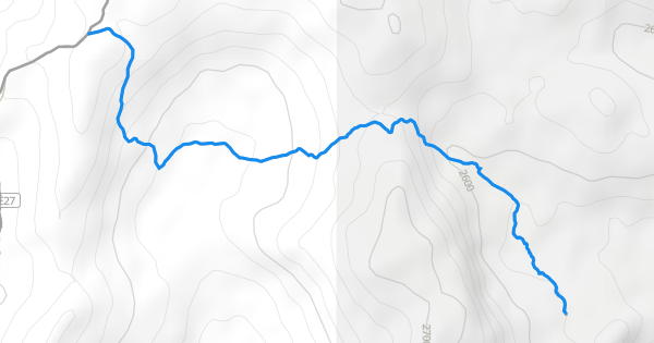 Beebe Lake Hiking Trail - Kirkwood, California